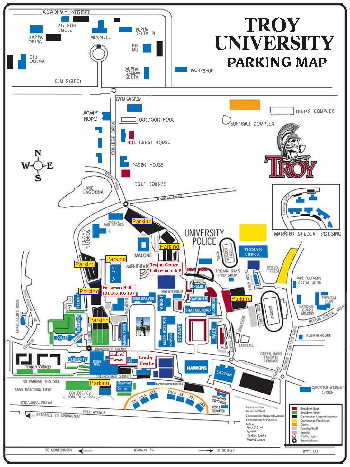 Map and Parking Pass